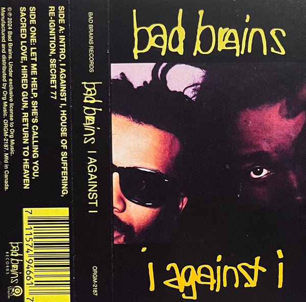 Bad Brains - I Against I (New Cassette) - Mad World Records
